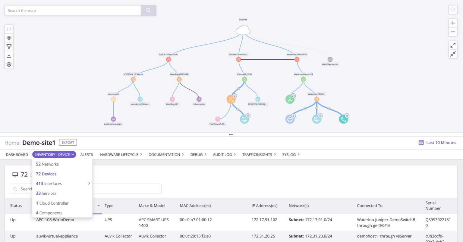 Automated Network Mapping Tool - Use Cases | Auvik