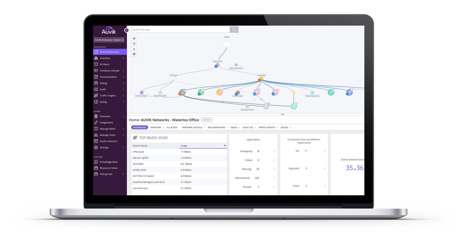 Automated Network Diagram Software Features & Uses | Auvik